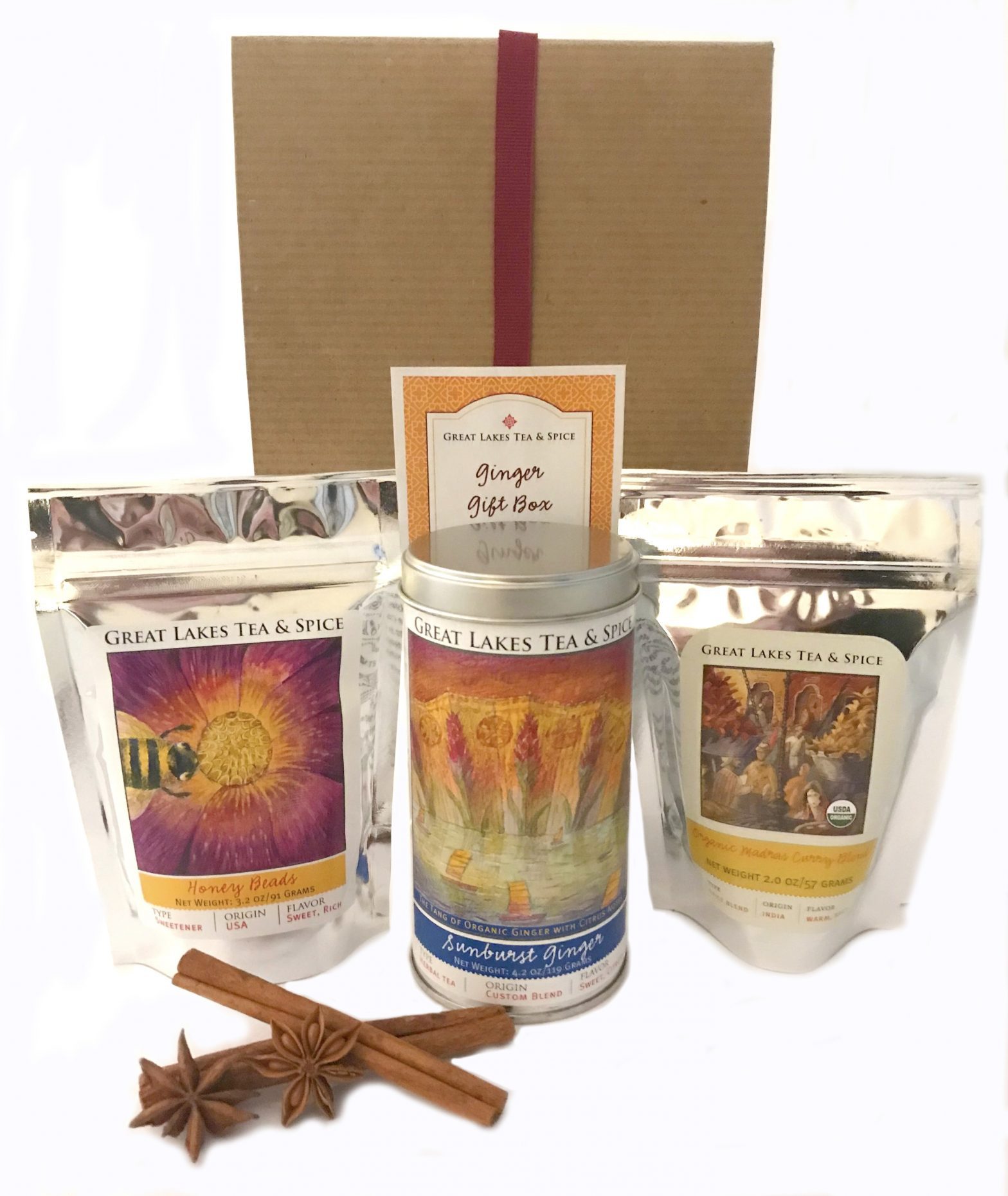 Ginger Gift Box - Great Lakes Tea and Spice