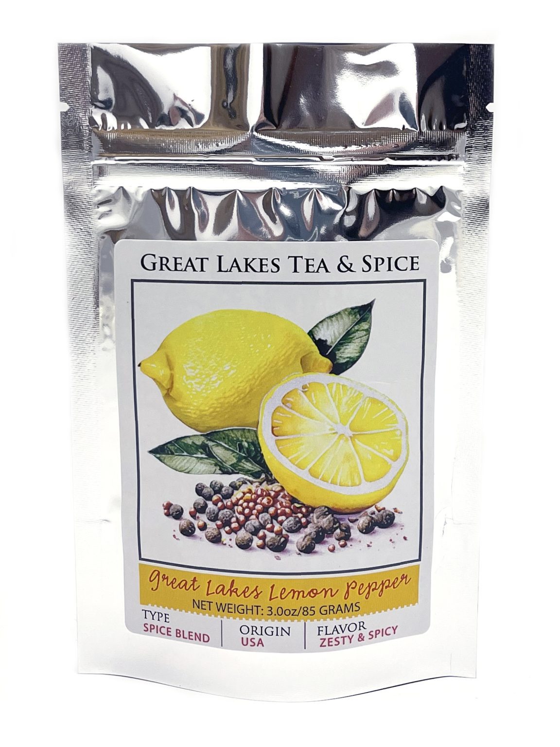 Great Lakes Lemon Pepper - Great Lakes Tea and Spice